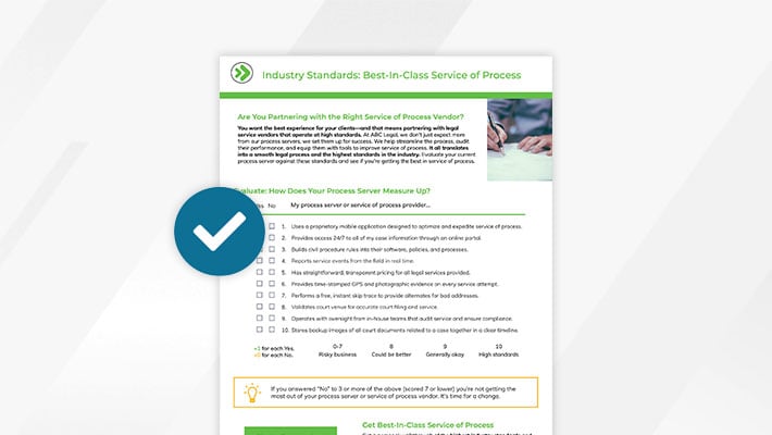 Service of Process, eFiling and other Legal Resources | ABC Legal