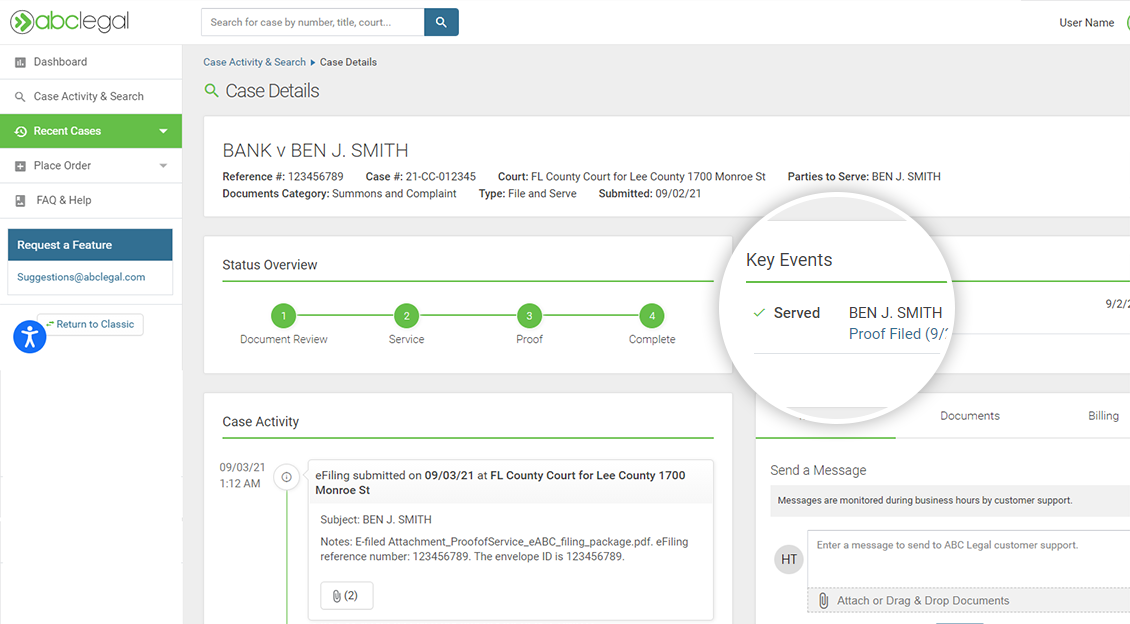 Service of Process | ABC Legal