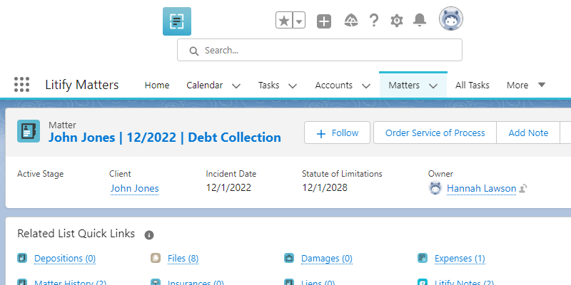 Integrations | Litify + ABC Legal