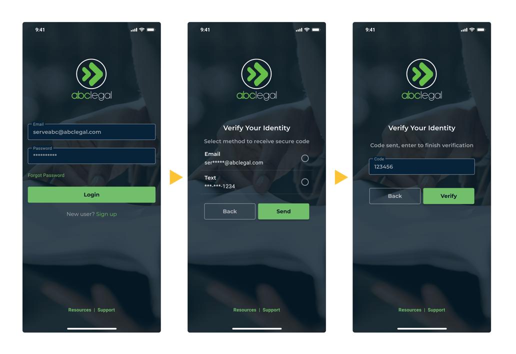 Verify Your Identity / Secure Code