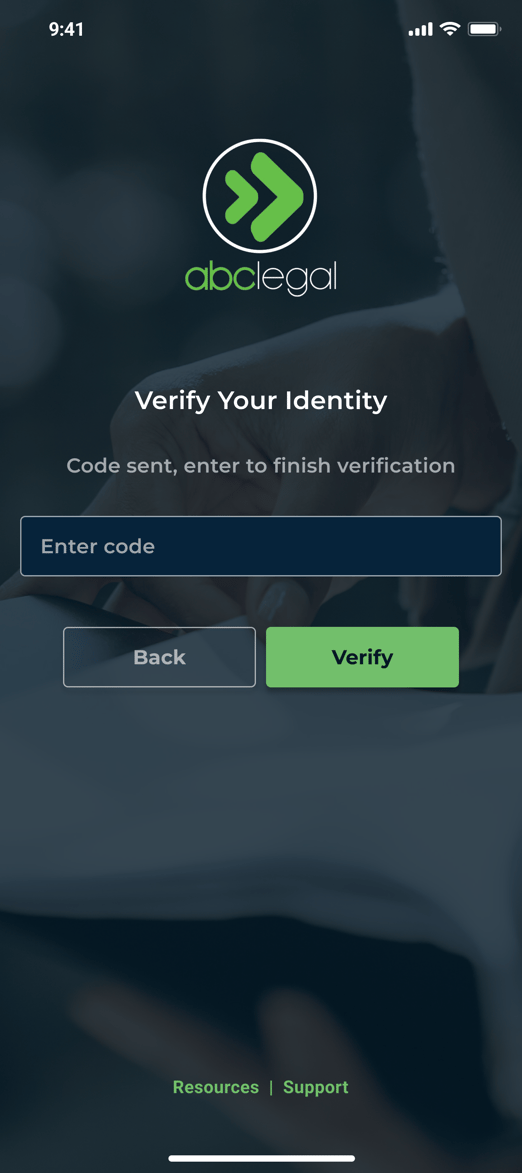 Verify Your Identity / Secure Code
