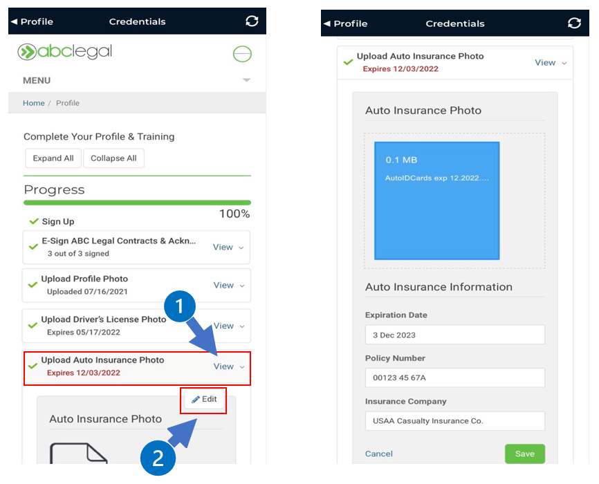 Registrations, Credentials & Contact Details