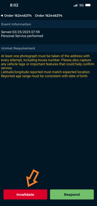 How Do I Invalidate an Attempt in ABC Mobile?